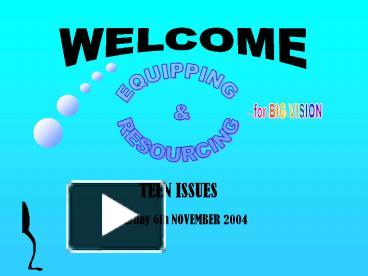 PPT – EQUIPPING PowerPoint presentation | free to view - id: 15b9f4-ZTc5N