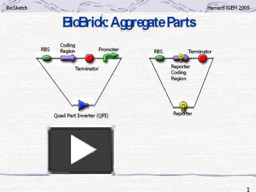 PPT – BioBrick: Aggregate Parts PowerPoint presentation | free to view ...