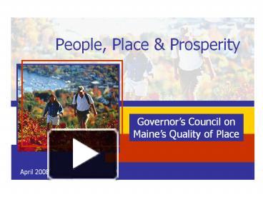 People, Place presentation | free to view