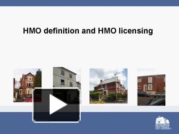 HMO definition and HMO licensing presentation | free to download