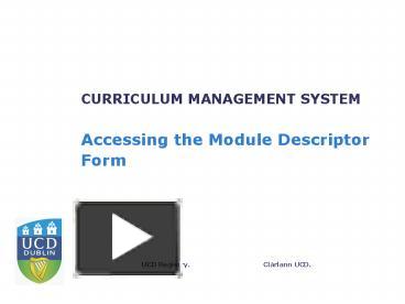 PPT – CURRICULUM MANAGEMENT SYSTEM PowerPoint presentation | free to ...