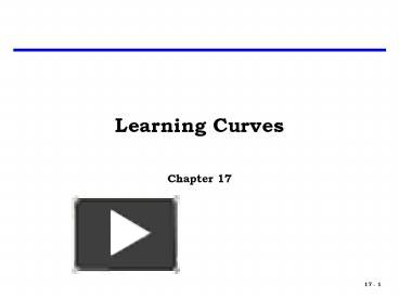 Learning Curves presentation | free to view