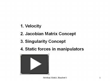 PPT – Topic 3: Velocity PowerPoint presentation | free to view - id ...