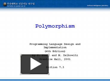 PPT – Polymorphism PowerPoint presentation | free to download - id ...