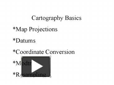 PPT – Cartography Basics PowerPoint presentation | free to view - id ...