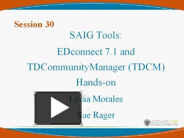 PPT – SAIG Tools: PowerPoint presentation | free to view - id: 161e53-ZDc1Z