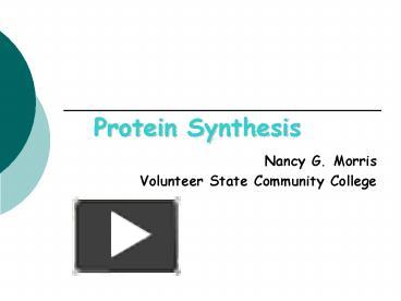 PPT – Protein Synthesis PowerPoint presentation | free to view - id ...
