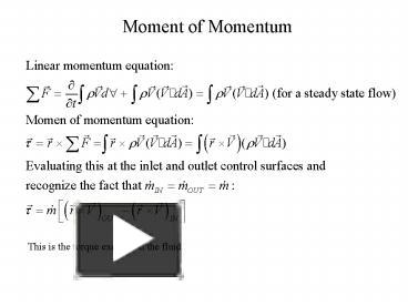 PPT – Moment of Momentum PowerPoint presentation | free to view - id ...