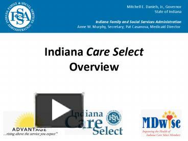 PPT – Indiana Care Select Overview PowerPoint presentation | free to ...