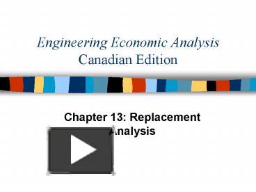PPT – Engineering Economic Analysis Canadian Edition PowerPoint ...