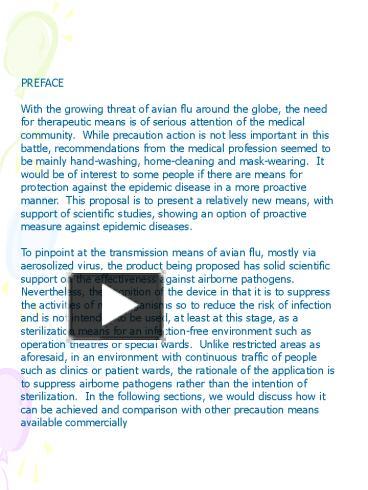 PPT – PREFACE PowerPoint presentation | free to view - id: 163603-ZDc1Z