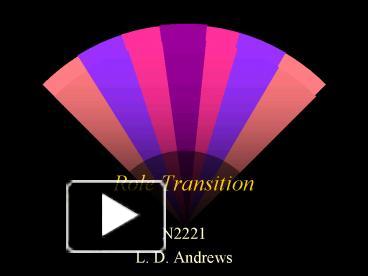 Role Transition presentation | free to view