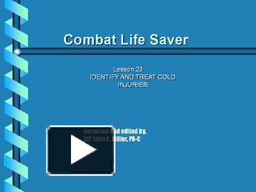 PPT – Do not rub or massage the affected area. Apply a fiel PowerPoint ...