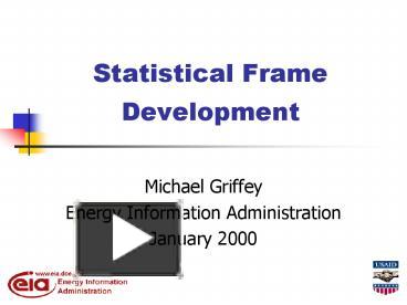 Statistical Frame Development presentation | free to download
