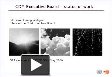 PPT – CDM Executive Board PowerPoint presentation | free to view - id ...