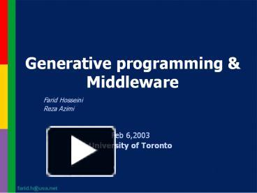 PPT – Generative programming PowerPoint presentation | free to download ...