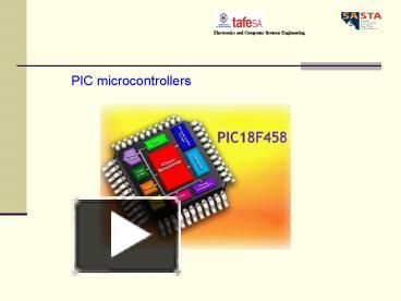 PIC microcontrollers presentation | free to view