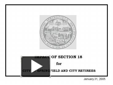 PPT – IMPACT OF SECTION 18 PowerPoint presentation | free to view - id ...