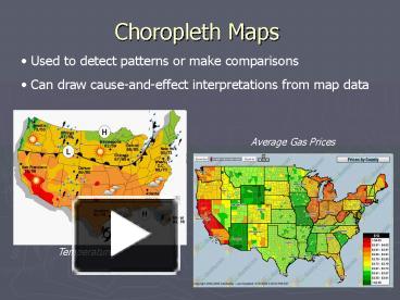 Choropleth Maps presentation | free to view
