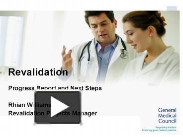 Revalidation presentation | free to view