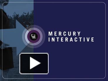 PPT – Mercury Interactive Corporate Template PowerPoint presentation ...