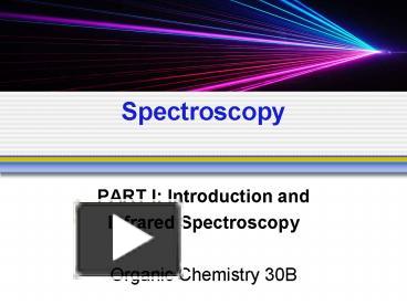 Spectroscopy presentation | free to view