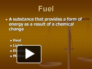 Fuel presentation | free to view