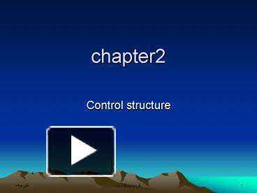 PPT – Control structure PowerPoint presentation | free to view - id ...