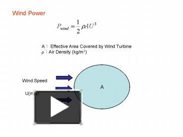 A: Effective Area Covered by Wind Turbine presentation | free to view