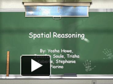 PPT – Spatial Reasoning PowerPoint presentation | free to view - id ...