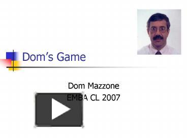PPT – Dom PowerPoint presentation | free to download - id: 16aa18-ZDc1Z