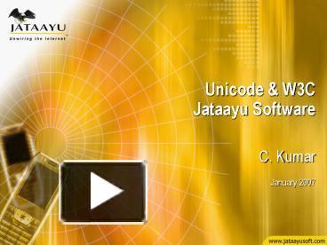 Unicode presentation | free to view