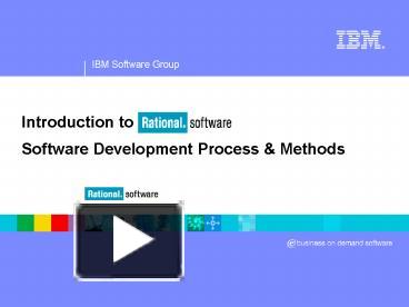 Introduction to Software Development Process presentation | free to view