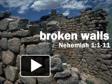 broken walls presentation | free to view