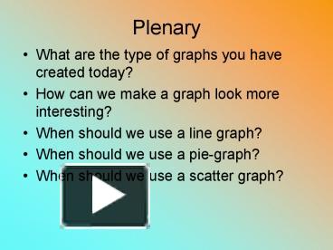 PPT – Plenary PowerPoint presentation | free to view - id: 16b23d-ZDc1Z