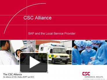 PPT – CSC Alliance PowerPoint presentation | free to view - id: 16b2ed ...