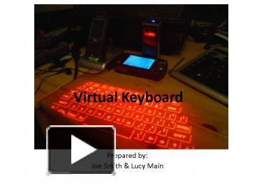 Virtual Keyboard presentation | free to view