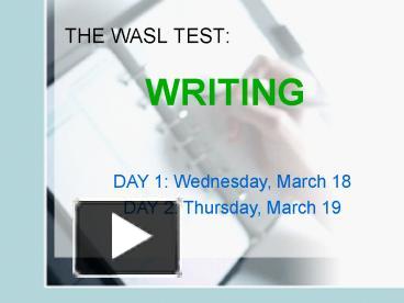 PPT – THE WASL TEST: PowerPoint presentation | free to view - id ...