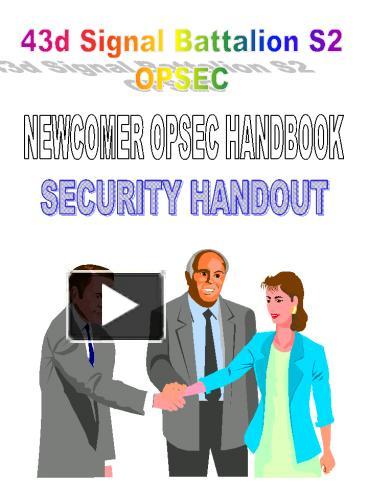 PPT – 43d Signal Battalion S2 PowerPoint presentation | free to view ...