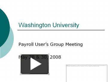 PPT – Washington University PowerPoint presentation | free to view - id ...