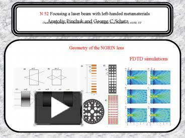 FDTD simulations presentation | free to download