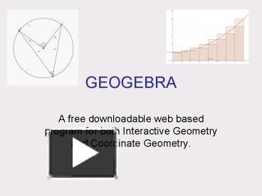 GEOGEBRA presentation | free to view
