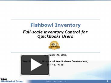 Fishbowl Inventory presentation | free to view