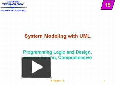 PPT – System Modeling with UML PowerPoint presentation | free to view ...