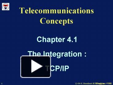 Telecommunications Concepts presentation | free to view