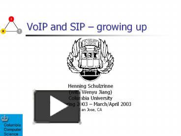 PPT – VoIP and SIP PowerPoint presentation | free to download - id ...