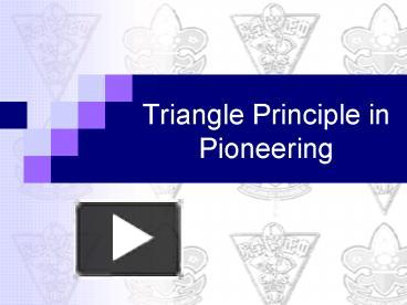 PPT – Triangle Principle in Pioneering PowerPoint presentation | free ...