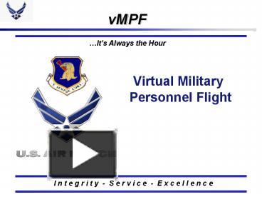 PPT – vMPF PowerPoint presentation | free to view - id: 16ef5-ODg1N