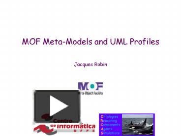 PPT – MOF Meta-Models and UML Profiles PowerPoint presentation | free ...