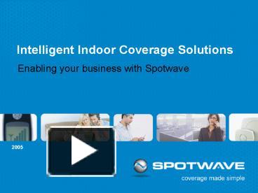 PPT – Intelligent Indoor Coverage Solutions PowerPoint presentation ...